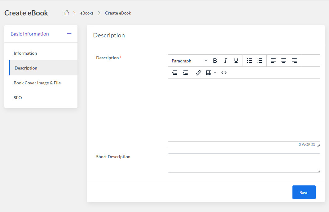 eBook - Laravel CMS Script | Documentation