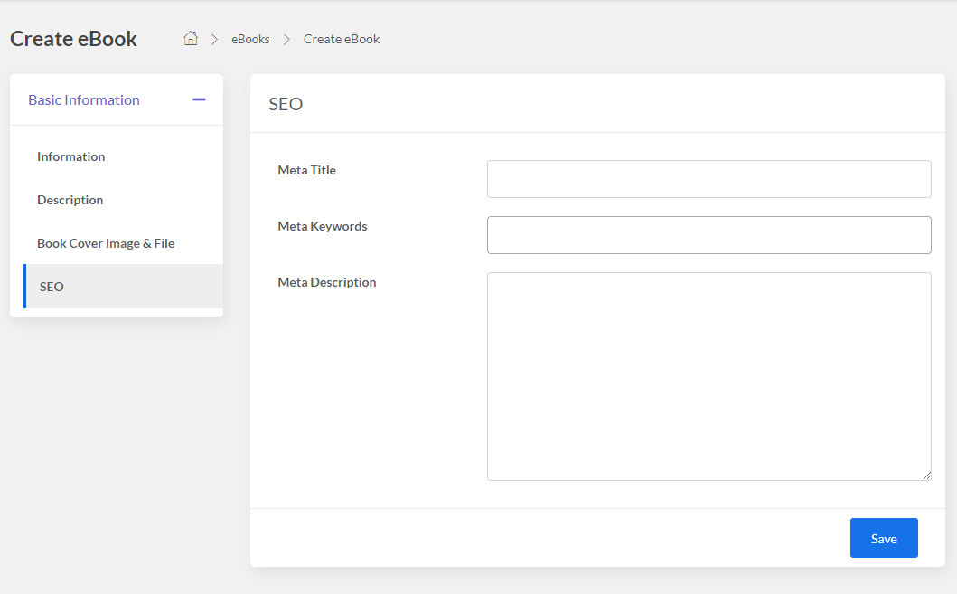 eBook - Laravel CMS Script | Documentation